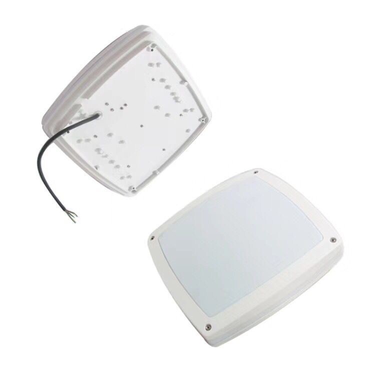 Motion Sensor 20W Indoor Bulkhead Light Square Shape Aluminum Housing ...